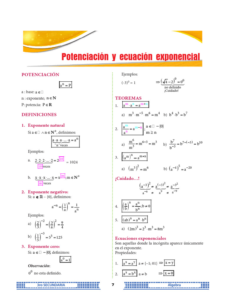 Algebra 3 | PDF