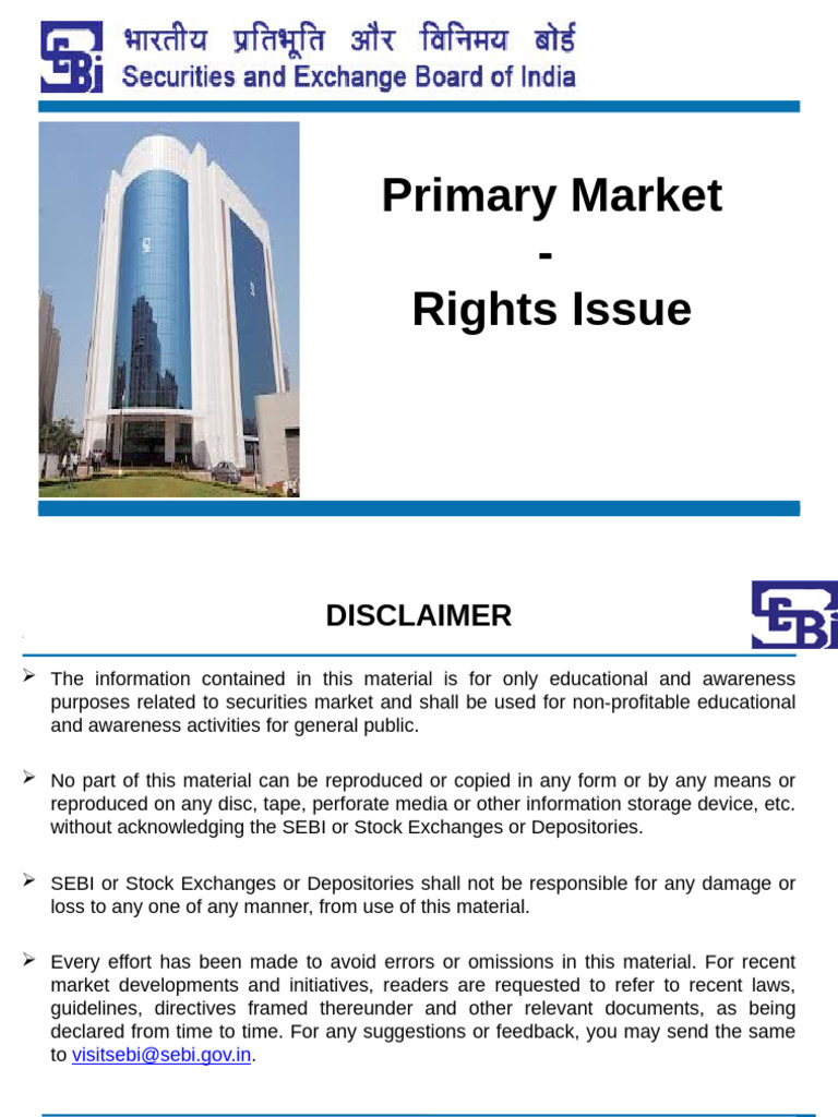 PPT-4 How To Invest in Rights Issue | PDF