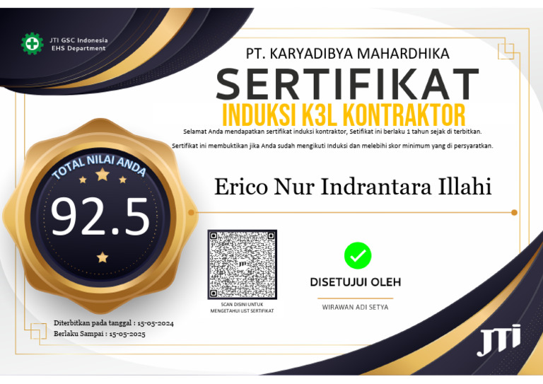 8527 - Erico Nur Indrantara Illahi - PT. Sintesis Selaras Sinergi ...