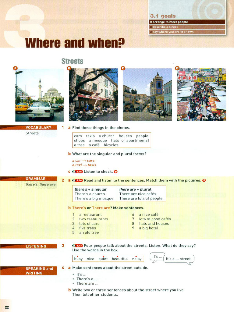 EnglishUnlimitedA1 Unit3 | PDF