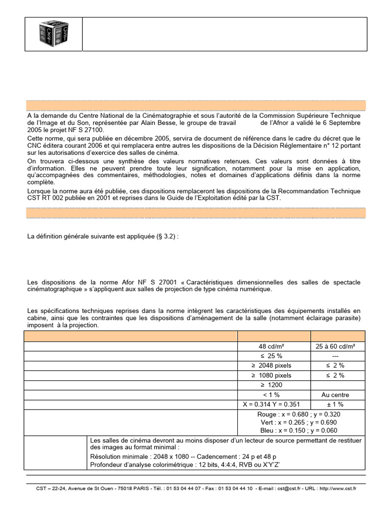 Synthese AFNOR | PDF