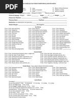 Optometry Patient History Guide | PDF | Diabetes | Human Eye