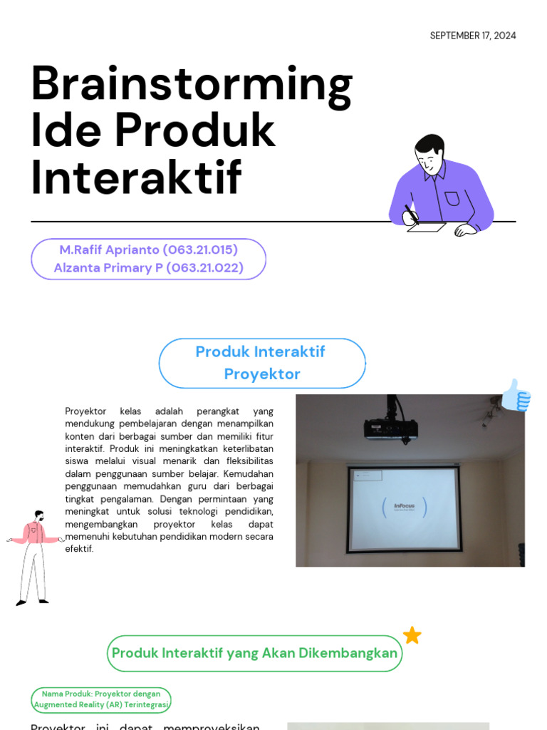 Brainstorming Ide Produk Interaktif - M Rafif Aprianto - 063.21,015 | PDF