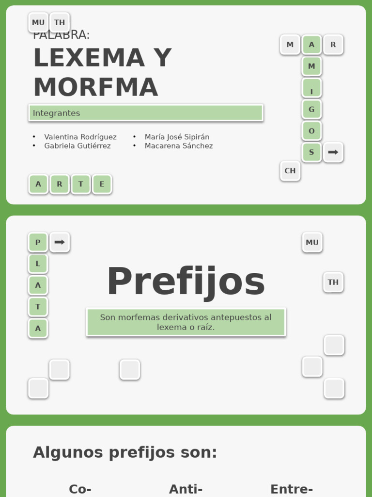 Palabra - Lexema y Morfema | PDF