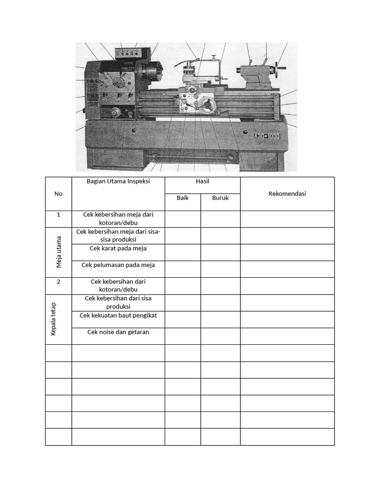 Inspeksi Bubut | PDF