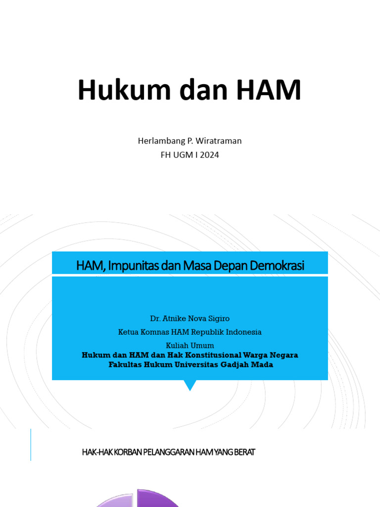 Fix Compilation of Slides, Hukum Dan HAM, 2024 (Hpwiratraman) | PDF