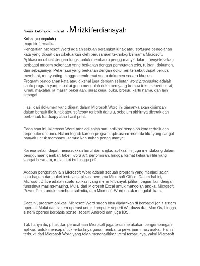 Susunan MC Pembukaan MTQ | PDF