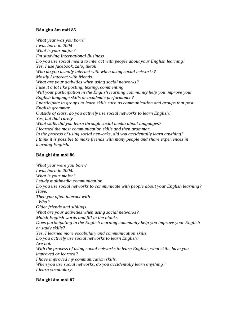 Trans Interview | PDF