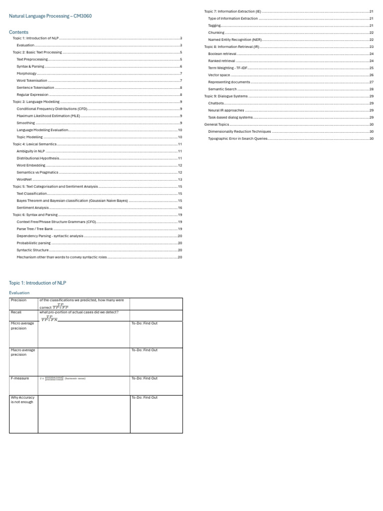 Note Booklet | PDF