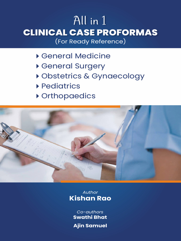All in 1 Clinical Case Proformas - SAMPLE | PDF