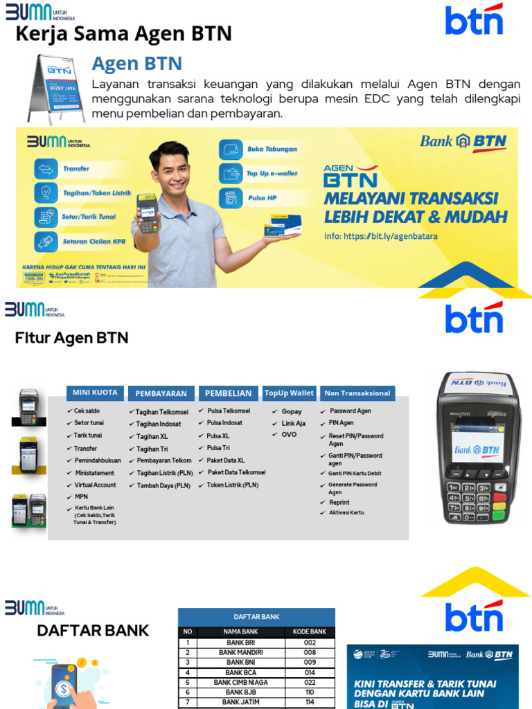 Presentasi Agen BTN | PDF