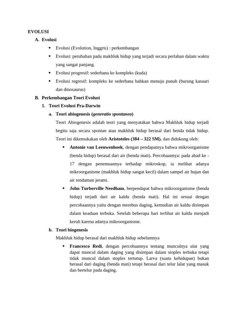 EVOLUSI | PDF