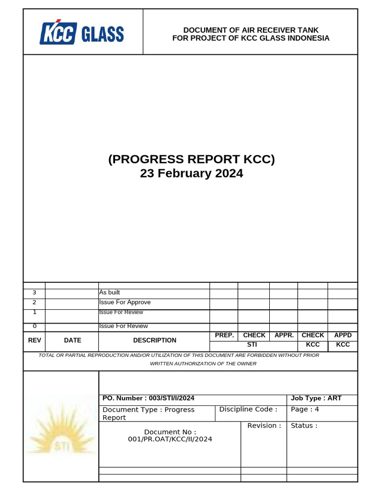 Progress Report KCC | PDF