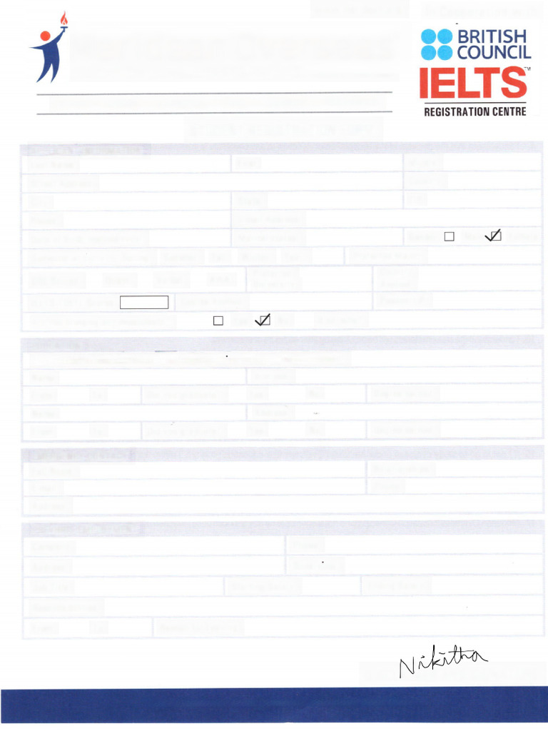 REGISTRATION FORM - Editable | PDF