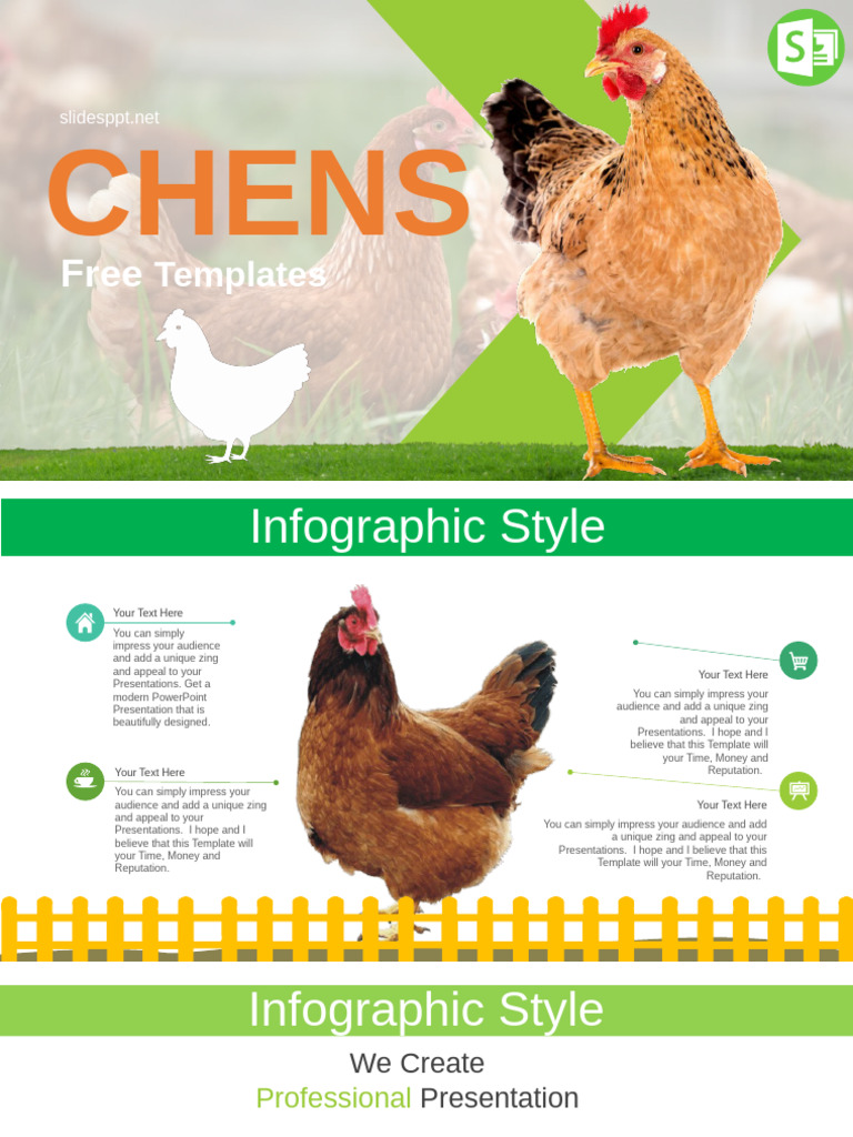 Hen Template Slidesppt - Net | PDF