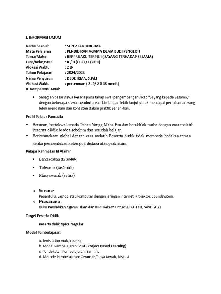 PJBL LOKAKARYA dede irma | PDF