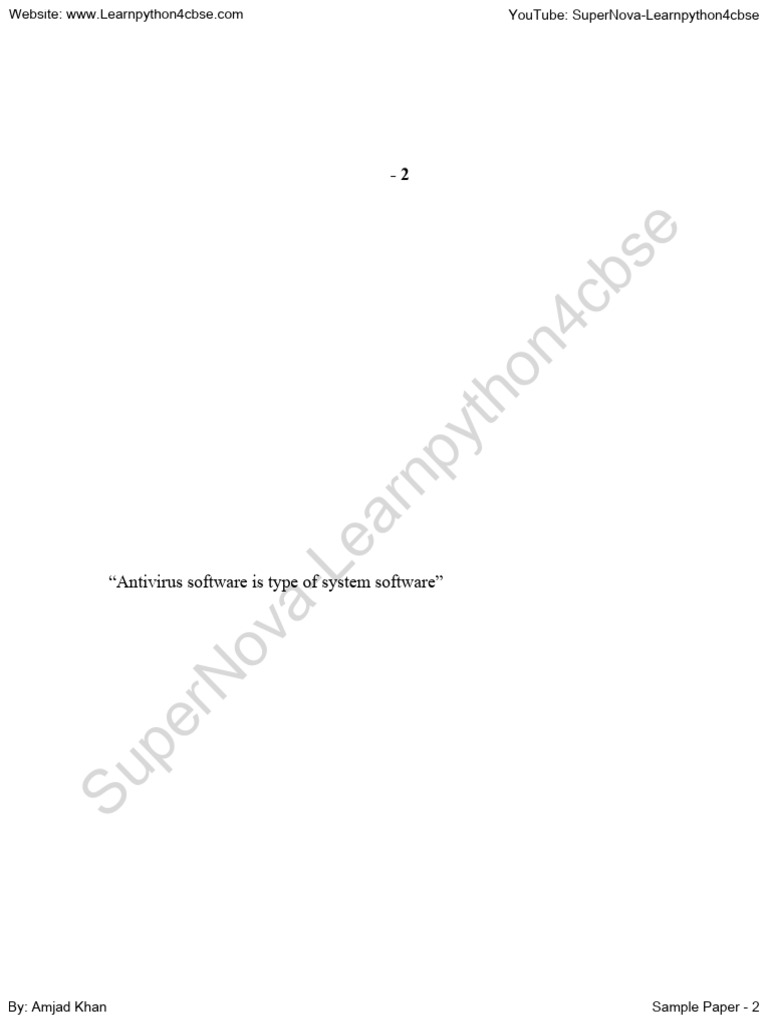 Sample Paper - 2-Copy | PDF