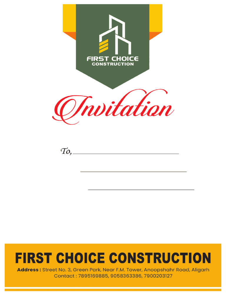 Invitation card | PDF