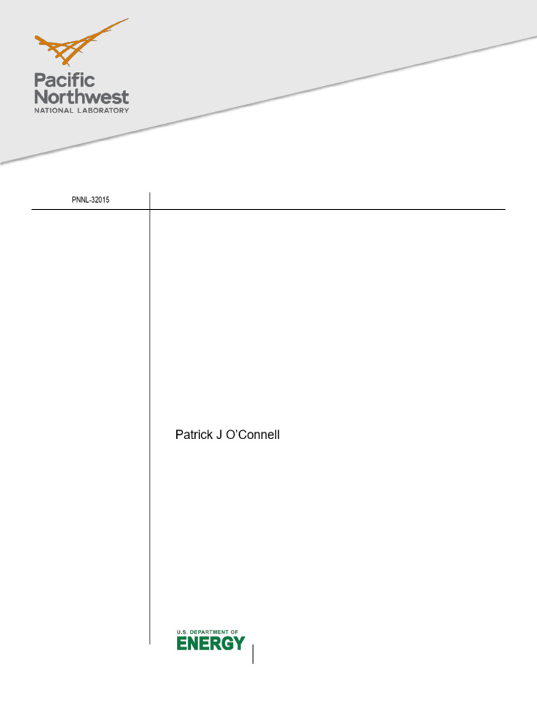 PNNL 32015 | PDF
