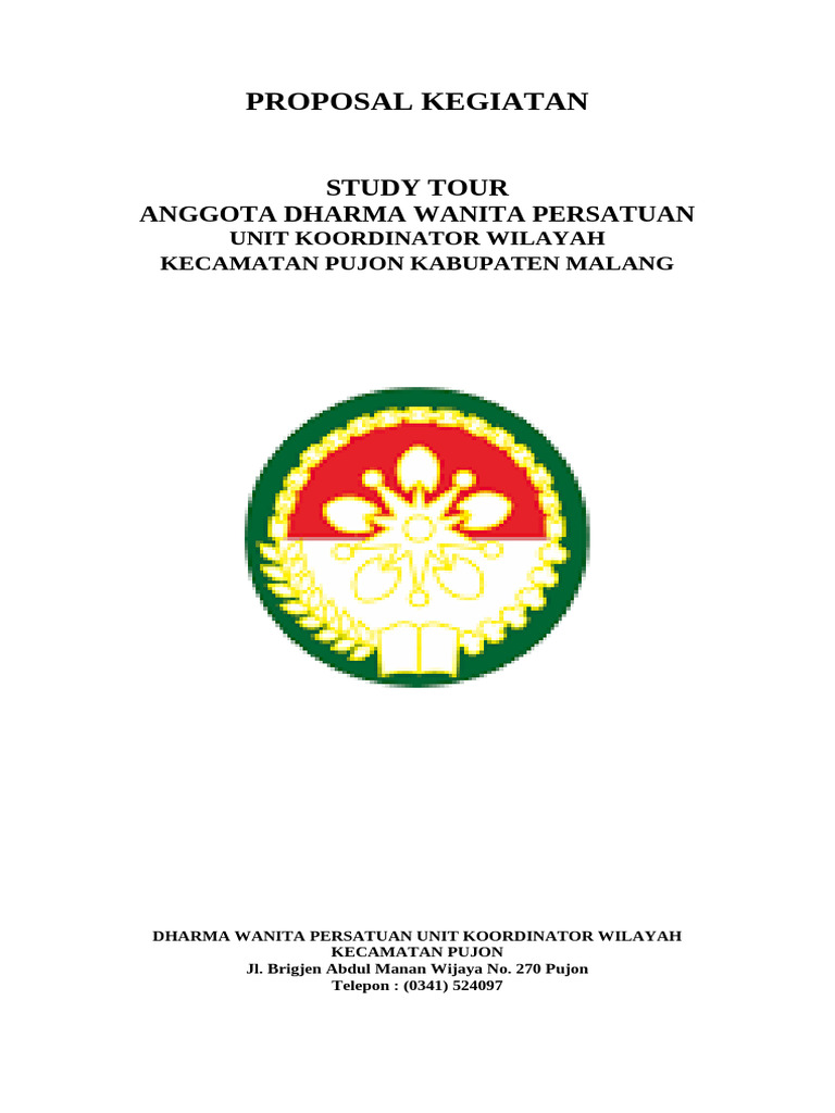 proposal study tour | PDF