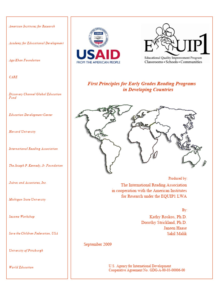 Early Grades Reading Toolkit Pdf
