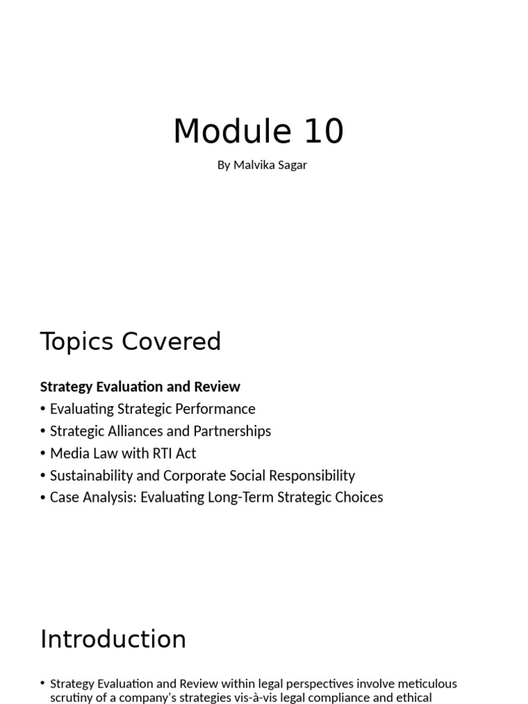 Module 10 | PDF