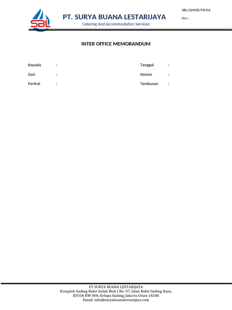 Interoffice Memorandum | PDF