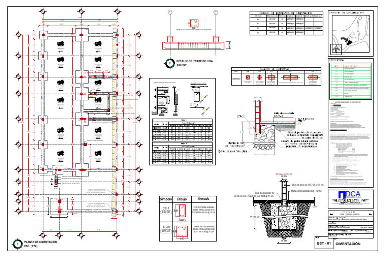 01. EST - CG-001 - CIMENTACIÓN | PDF