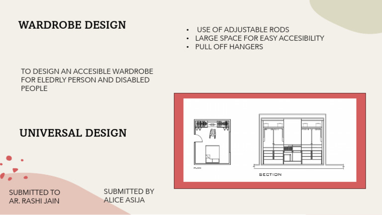 Wardrobe Design: Use of Adjustable Rods Large Space For Easy ...