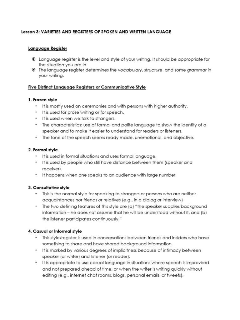 GEC 5 Lesson 3 Outline | PDF