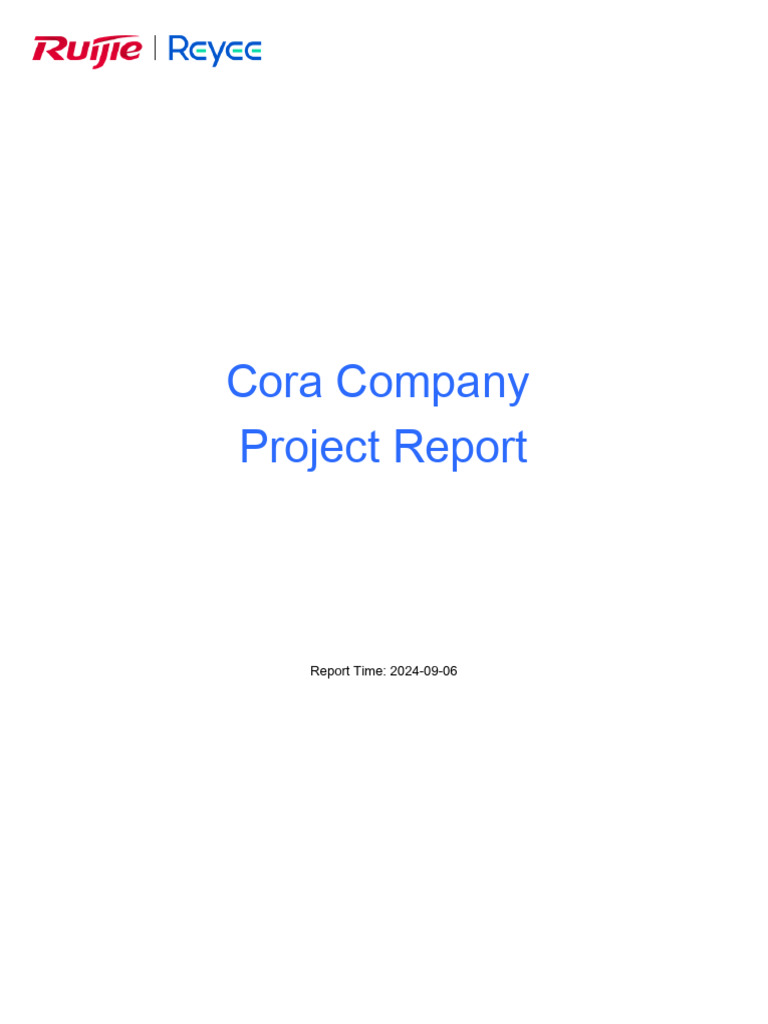 Cora+CompanyProject+Report | PDF