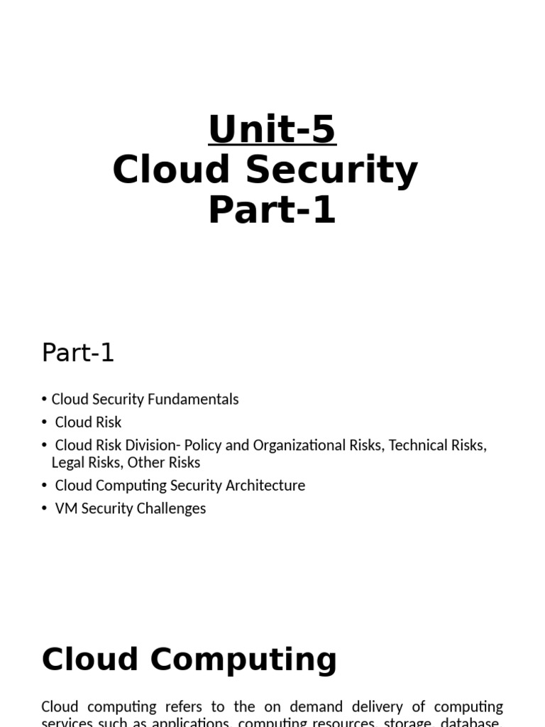 Unit 5 Part 1 | PDF