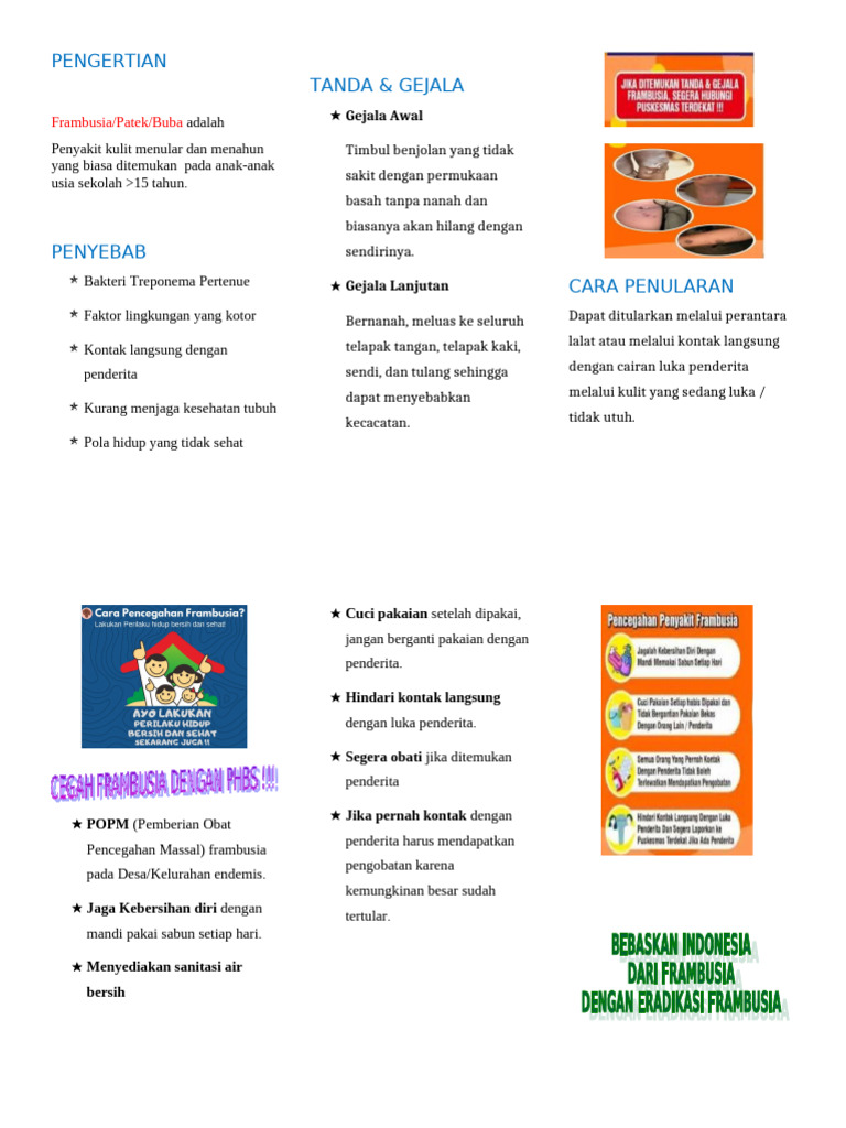 Leaflet Frambusia | PDF