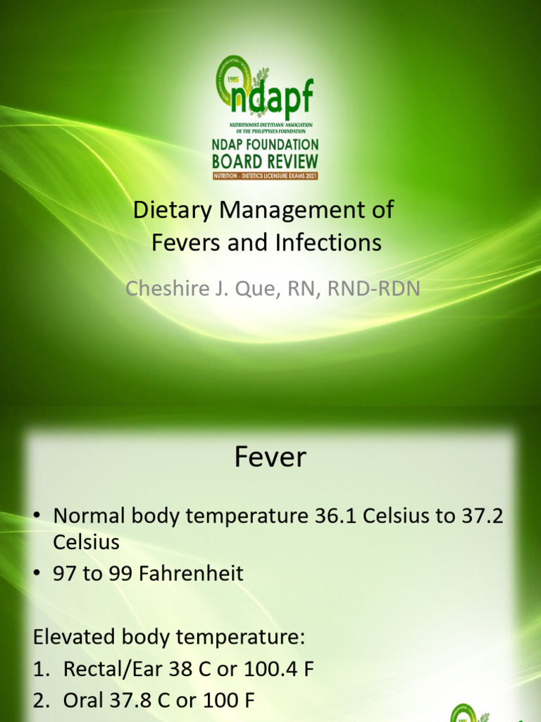 Fevers And Infections Pdf