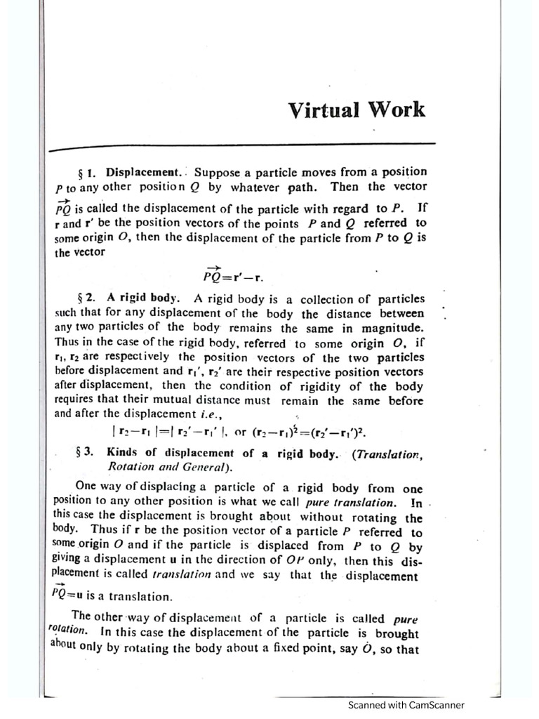 Virtual Work | PDF