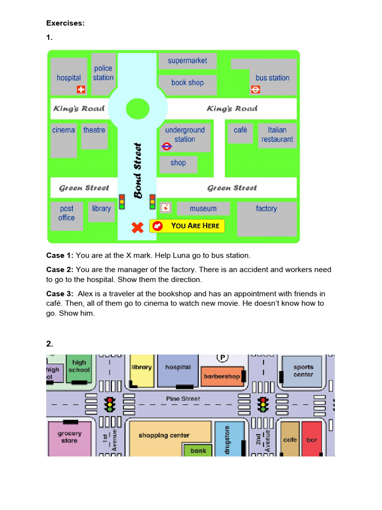 Exercises about directions | PDF
