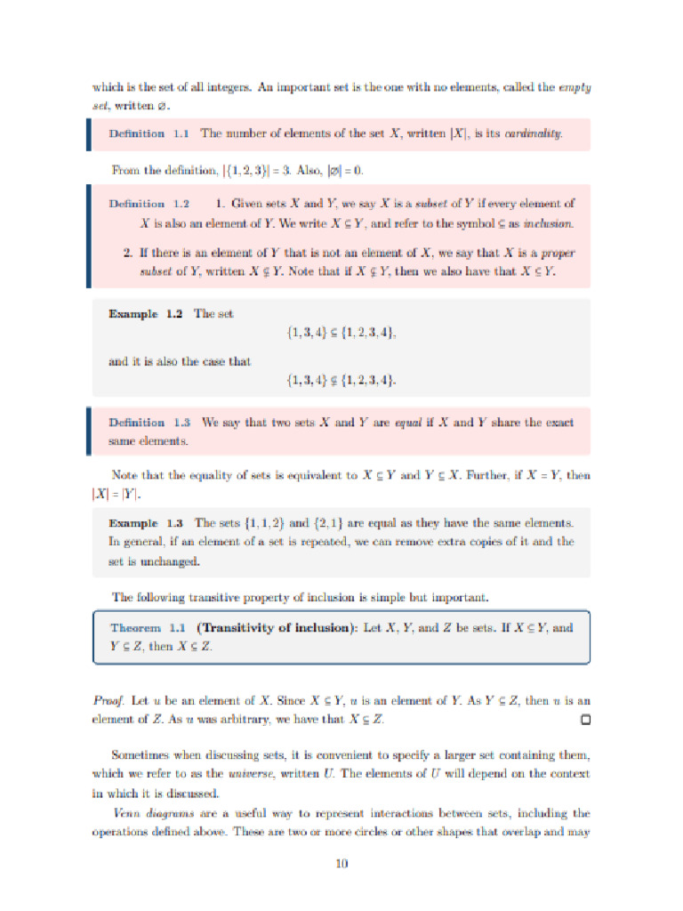 Chapter 1 - Sets and Logic Bonato | PDF