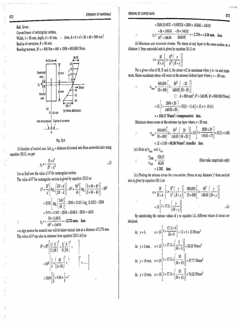 Strength of Material by R K Bansal 184 | PDF