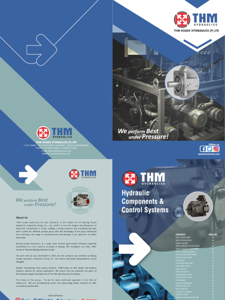 THM General Catalogue | PDF | Pump | Machines