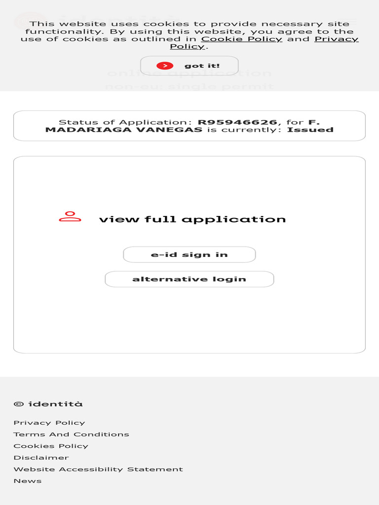 Application Summary | PDF