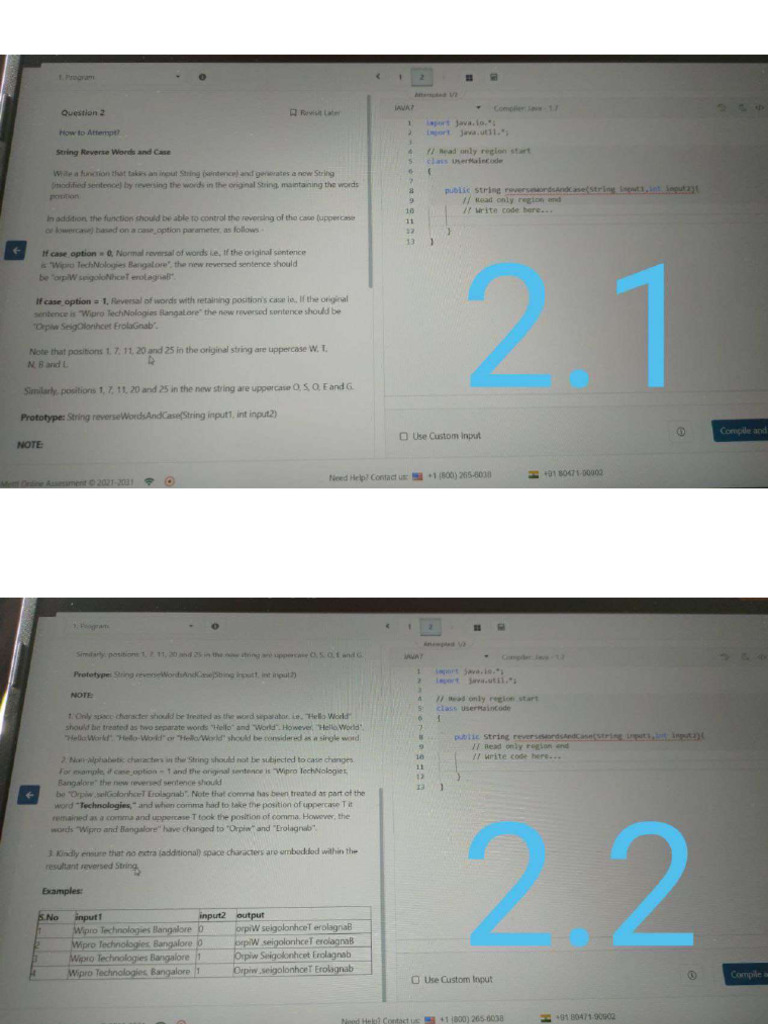 String Reverse Words and Case | PDF