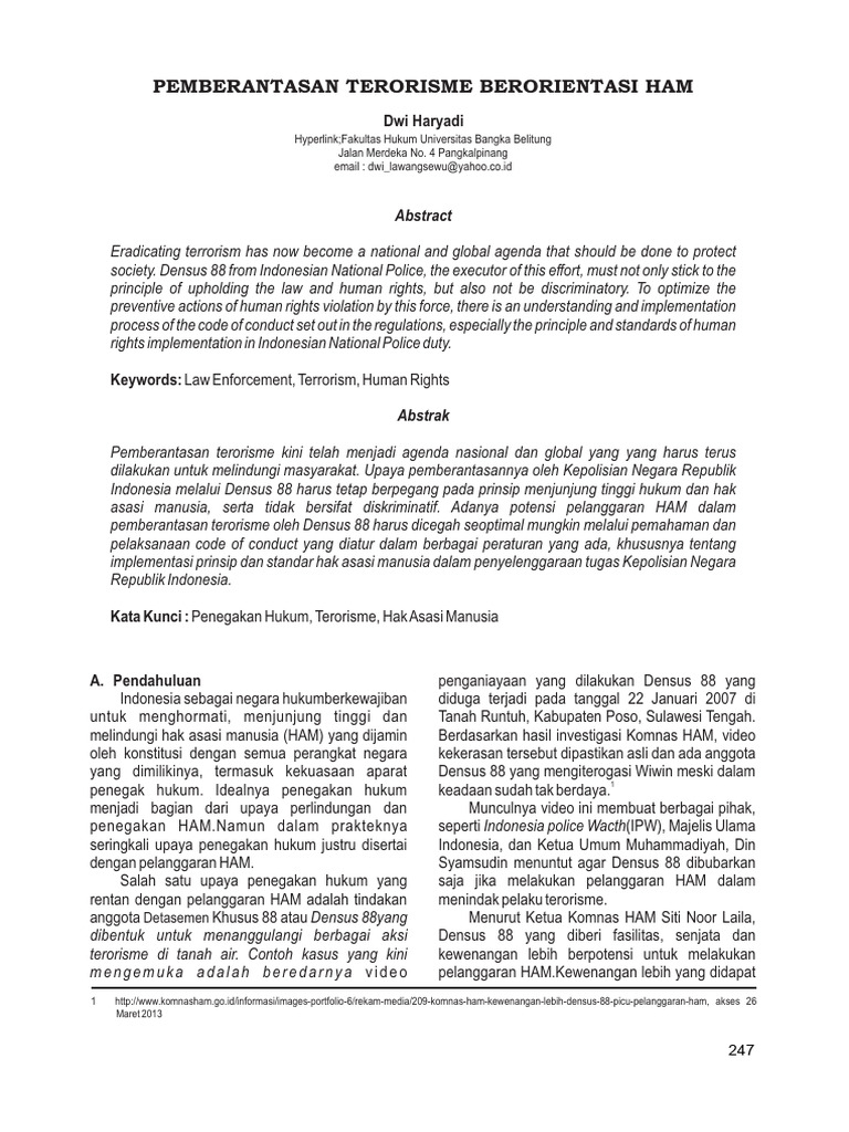 Jurnal Dwi Haryadi | PDF