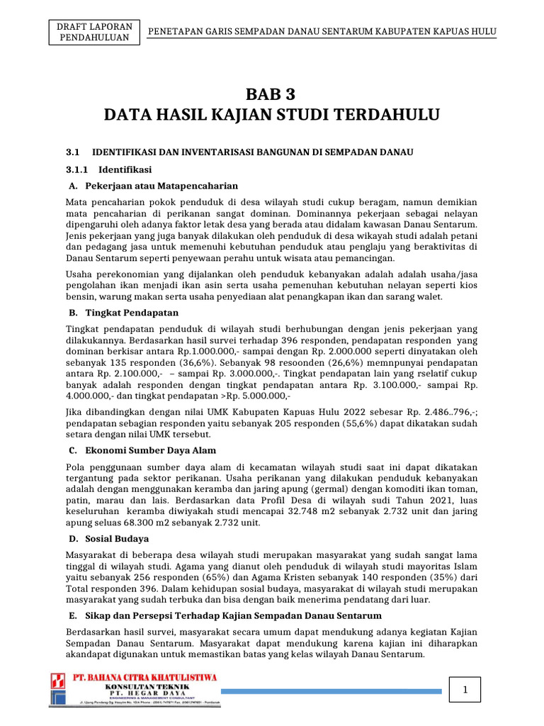 Bab 3 Data Hasil Kajian Studi Terdahulu - R2 | PDF