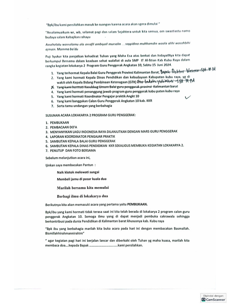 Belajar Jadi MC Loka | PDF