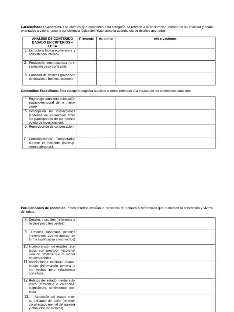 plantilla CBCA | PDF