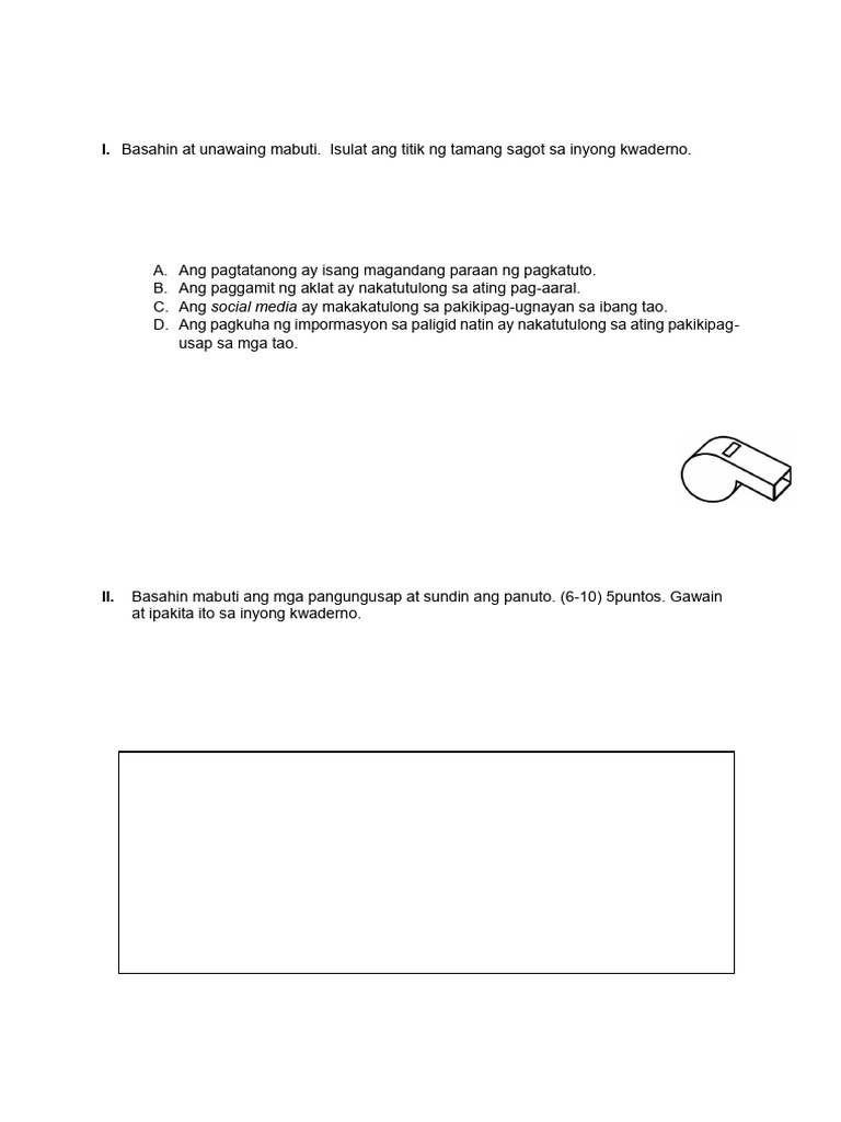 Gawaing Asynchronous Sa Filipino at Science | PDF