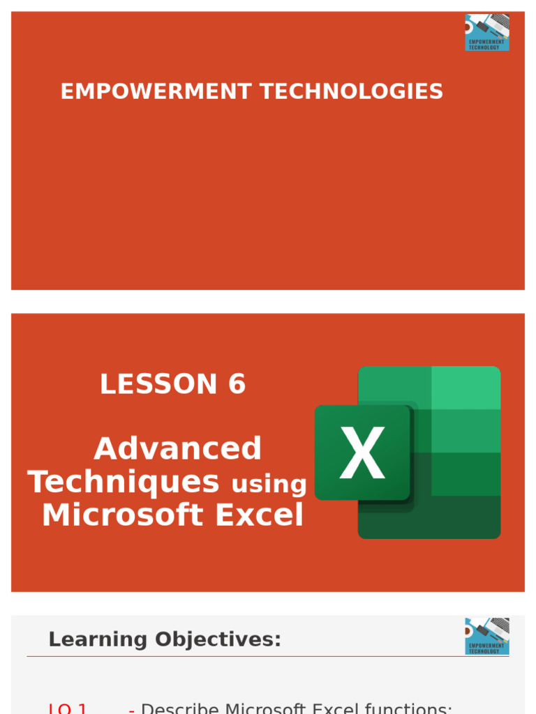 Q1 EmTech Lesson 6a | PDF