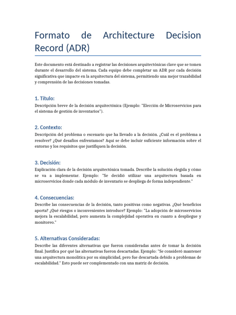 ADR Template | PDF