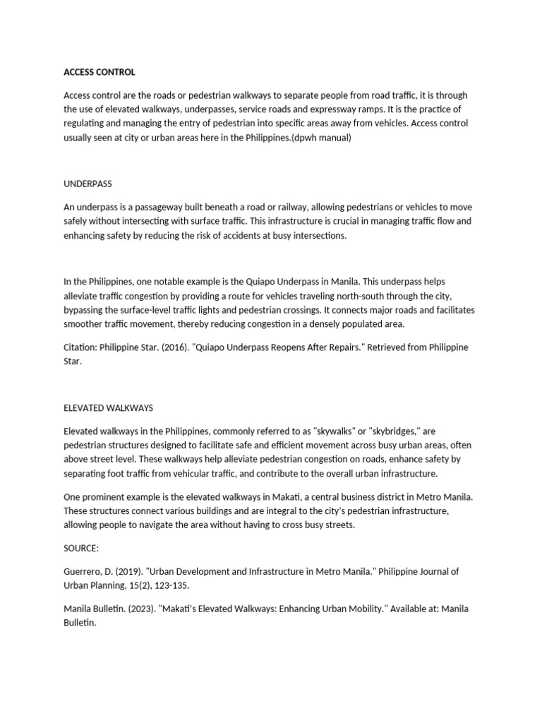 An Underpass is-WPS Office - 081415 | PDF