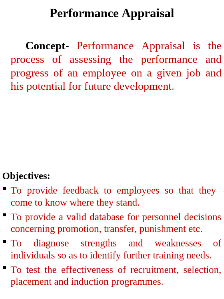 Performance Appraisal & Performance Management | PDF